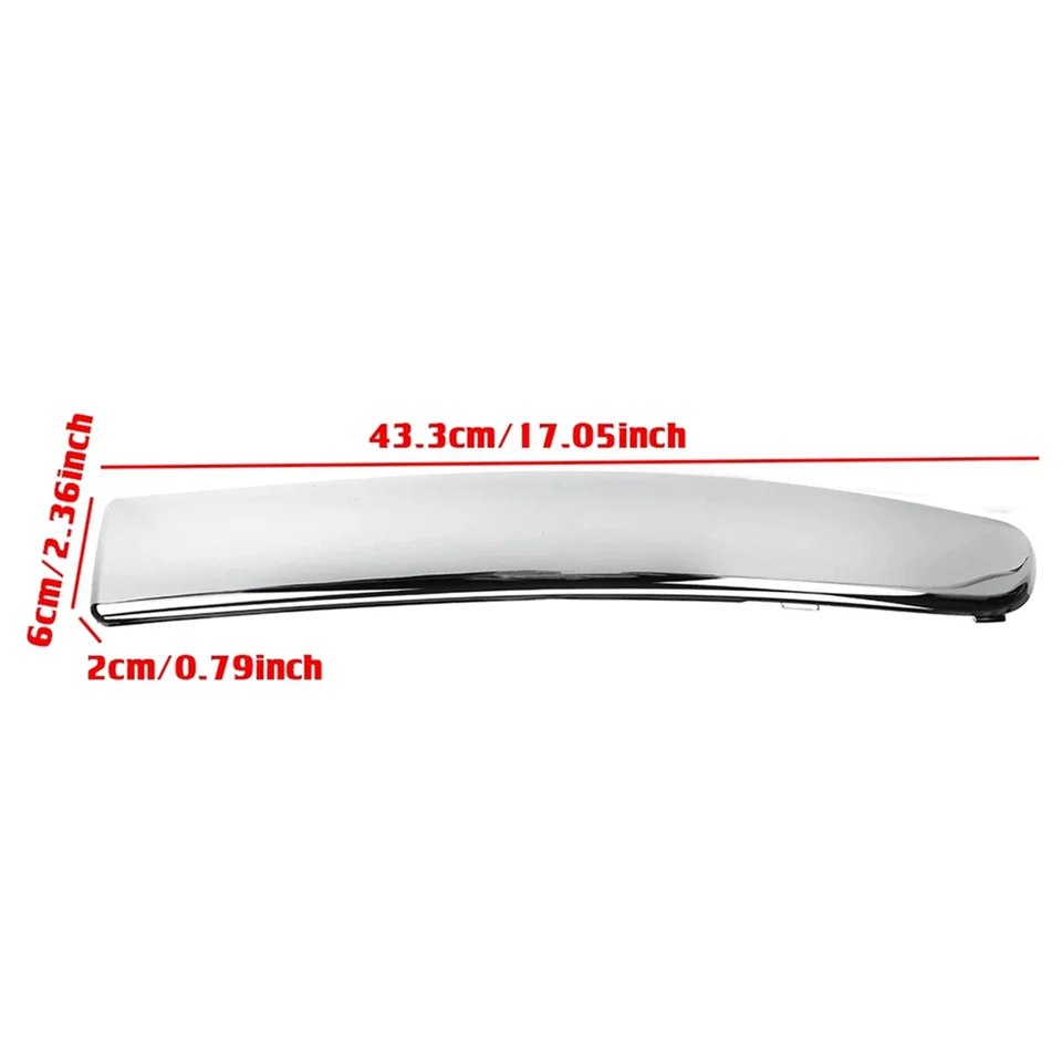 Ricambio Paraurti 500 2007-2015 Modanatura Cromata Paraurti Fiat 500 ...