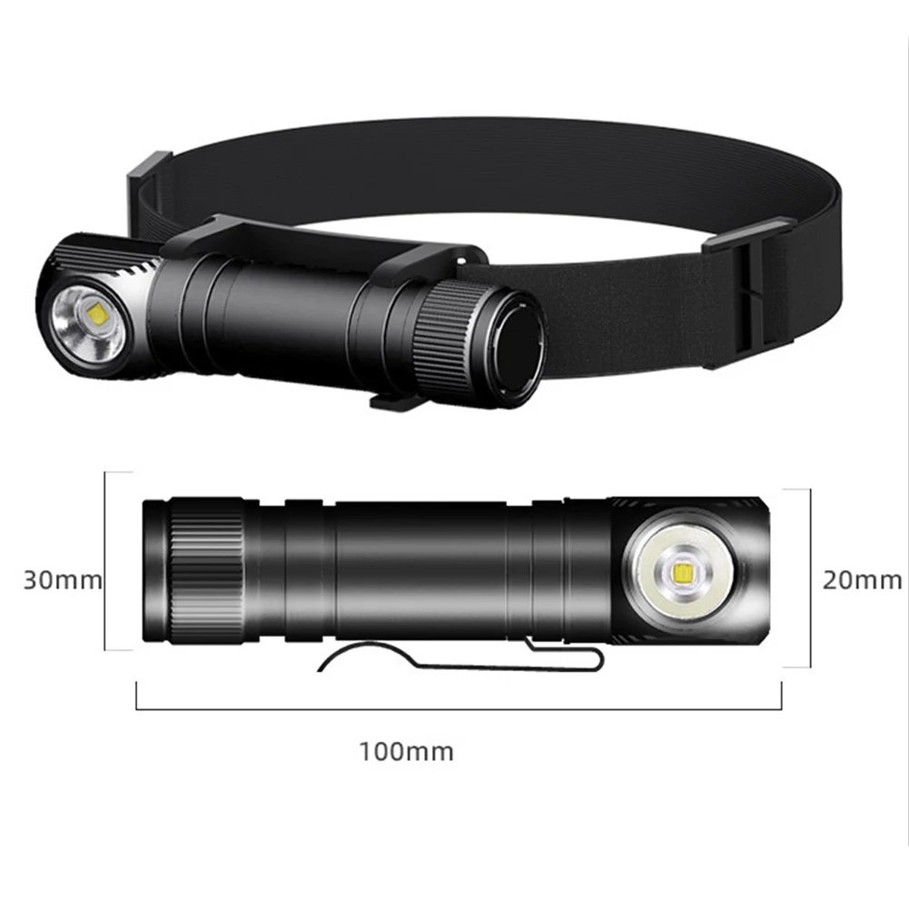 LED-Headlamp-Flashlight-18650-USB-Recharge-Headlight-Super-Bright-180 ...