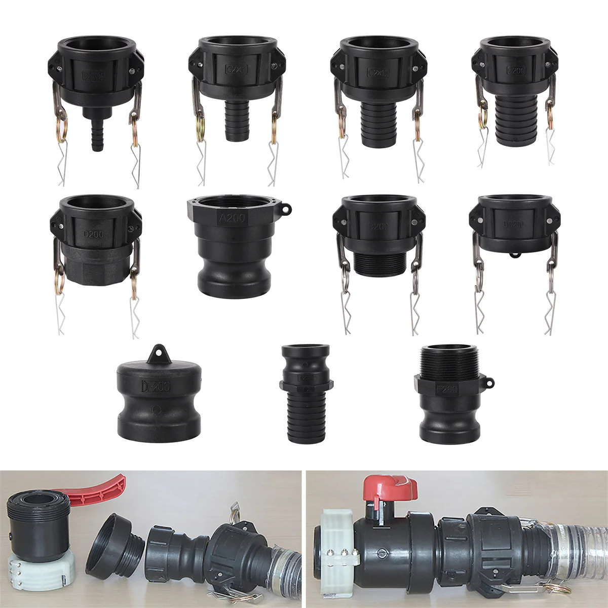 Juntas-r-pidas-do-tanque-de-gua-dos-acoplamentos-adaptadores-do-Cam ...