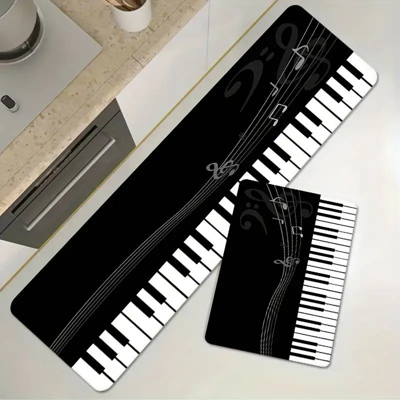 Piano-Key-Kitchen-Non-Slip-Floor-Mat-Home-Decoration-Rugs-Used-In ...