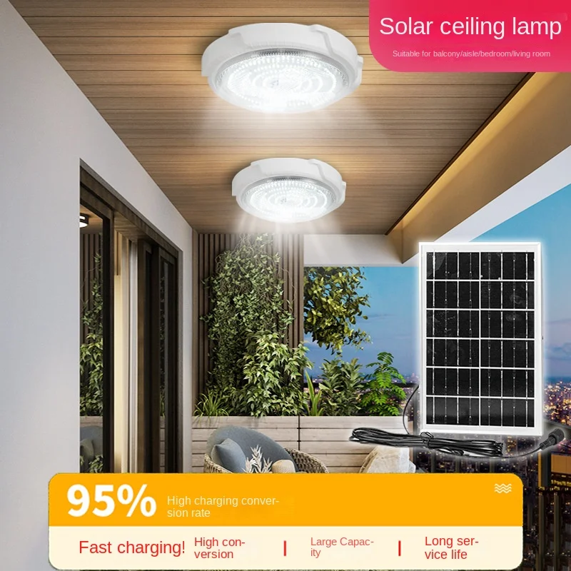 LED-Solar-Ceiling-Light-IP65-Waterproof-with-Motion-Sensor-Remote ...