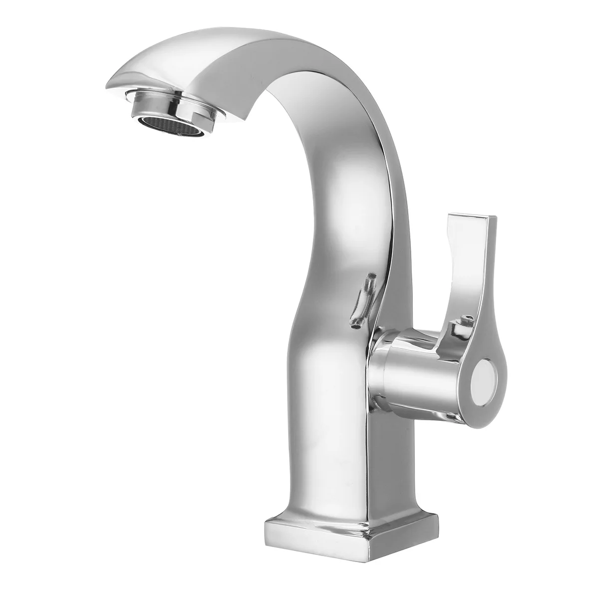 Single-Cold-Faucet-Chrome-Bathroom-Basin-Copper-Tap-Single-Handle-Spout ...