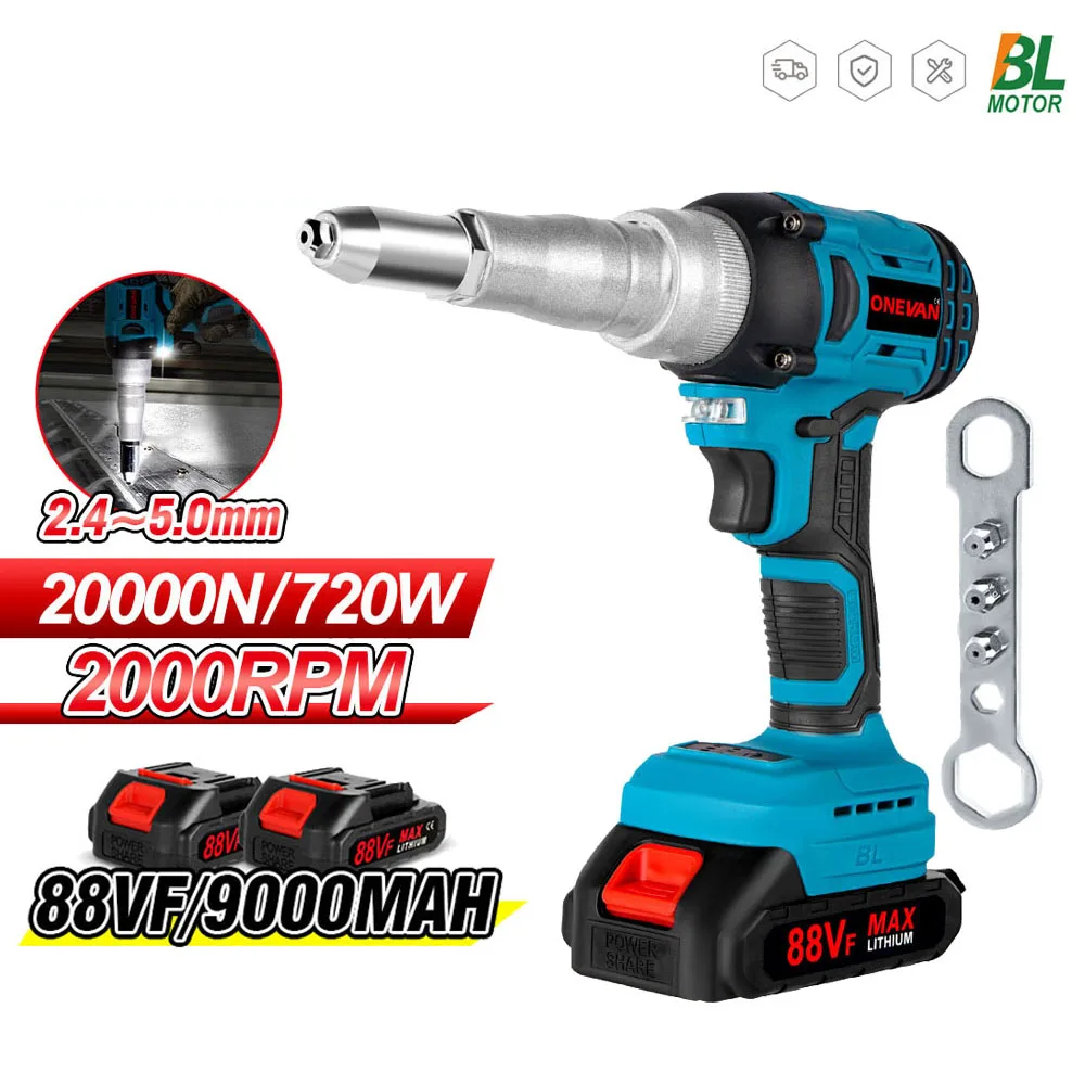 720W-20000N-Brushless-Electric-Rivet-Gun-Cordless-Rivet-Nut-Gun-Drill ...