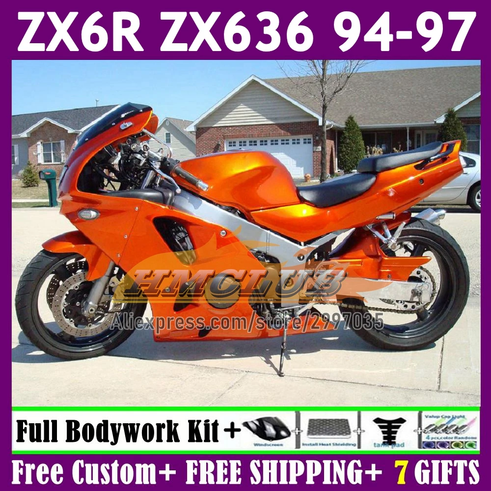 Body Kit For KAWASAKI NINJA ZX 6R 636 600CC ZX636 ZX-6R 169No.87 ZX-636 ...