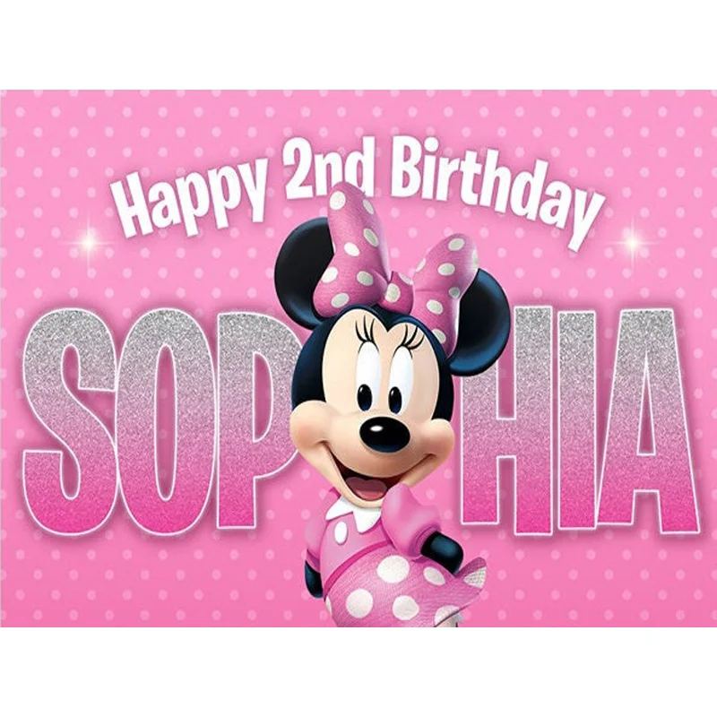 Minnie Mouse Happy 2nd Birthday