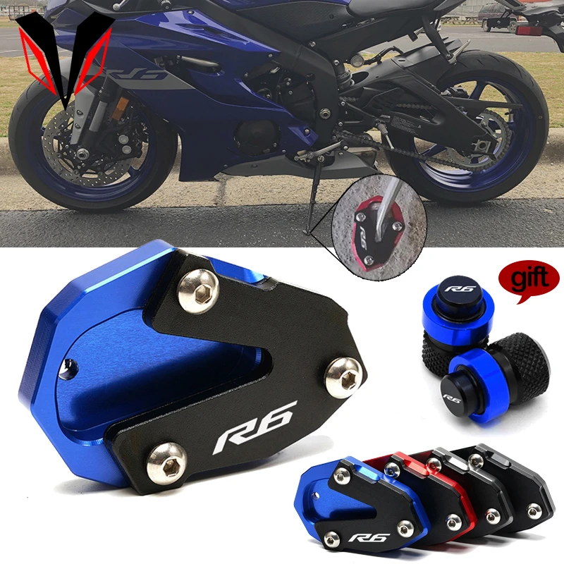 For YAMAHA YZF R6 YZF R6 YZFR6 2017 2021 2022 Motorcycle CNC Kickstand ...