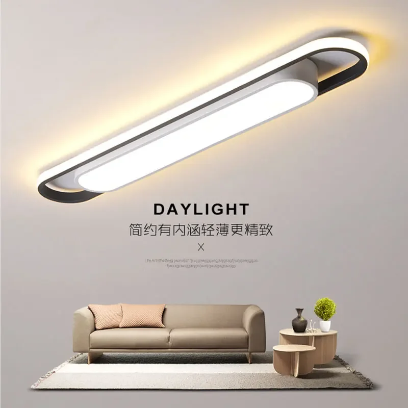 Hot-sale-aisle-light-rectangular-simple-modern-LED-ceiling-light-long ...