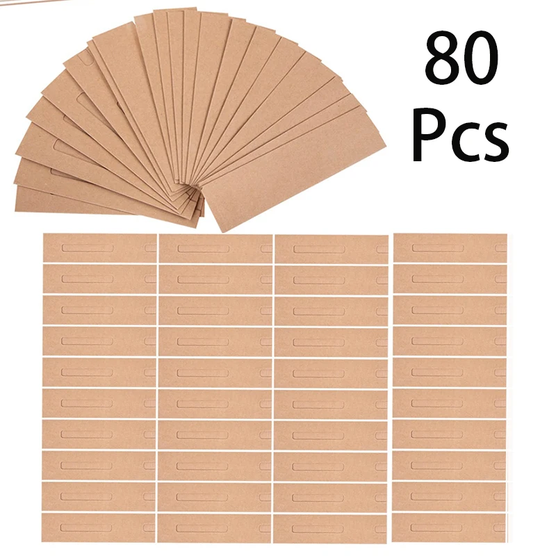 80Pcs KraftPaper Pen Holder Cardboard Pen Box Pen Pencil Packaging Gift ...