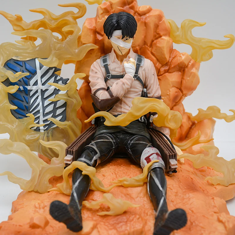 15cm Attack on Titan Levi Anime Figure Shingeki no Kyojin Action Figure ...