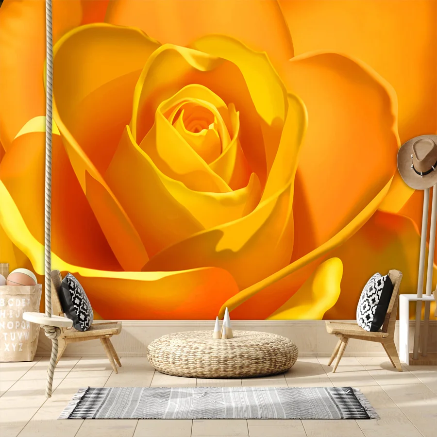 Yellow Rose Wallpaper 3d