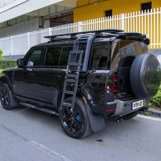Defender 130 Accessories Roof Rack Side Ladder For Land Rover Defender ...