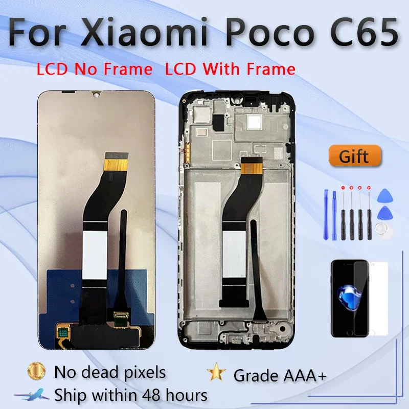 6-74-OEM-LCD-For-Xiaomi-Poco-C65-Display-Touch-Panel-Screen-Pantalla ...