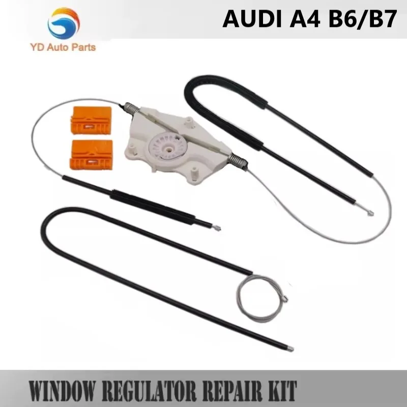 2000-2008 WINODW KIT FOR AUDI A4 B6/B7 WINDOW REGULATOR CABLES AND ...