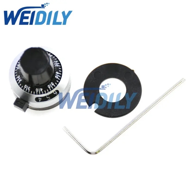1PCS-4mm-WXD3-13-WXD3-12-Potentiometer-Precise-Dial-knob-lockable-Hat ...