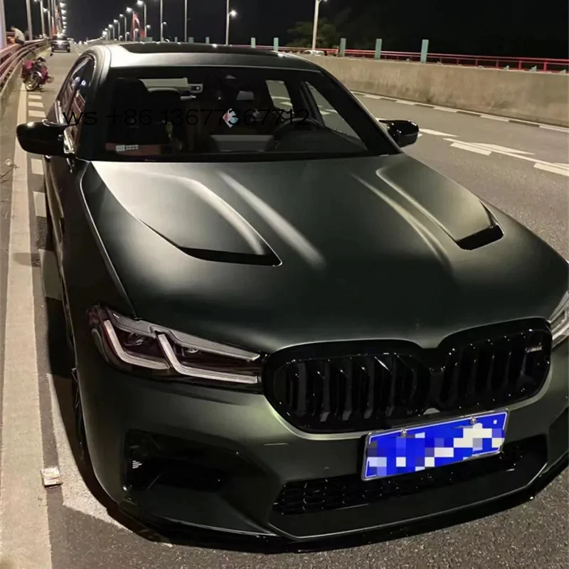 New ve BM F90 M5 CS Style Engine Car Bonnet Cover Hood Scoop Carbon ...