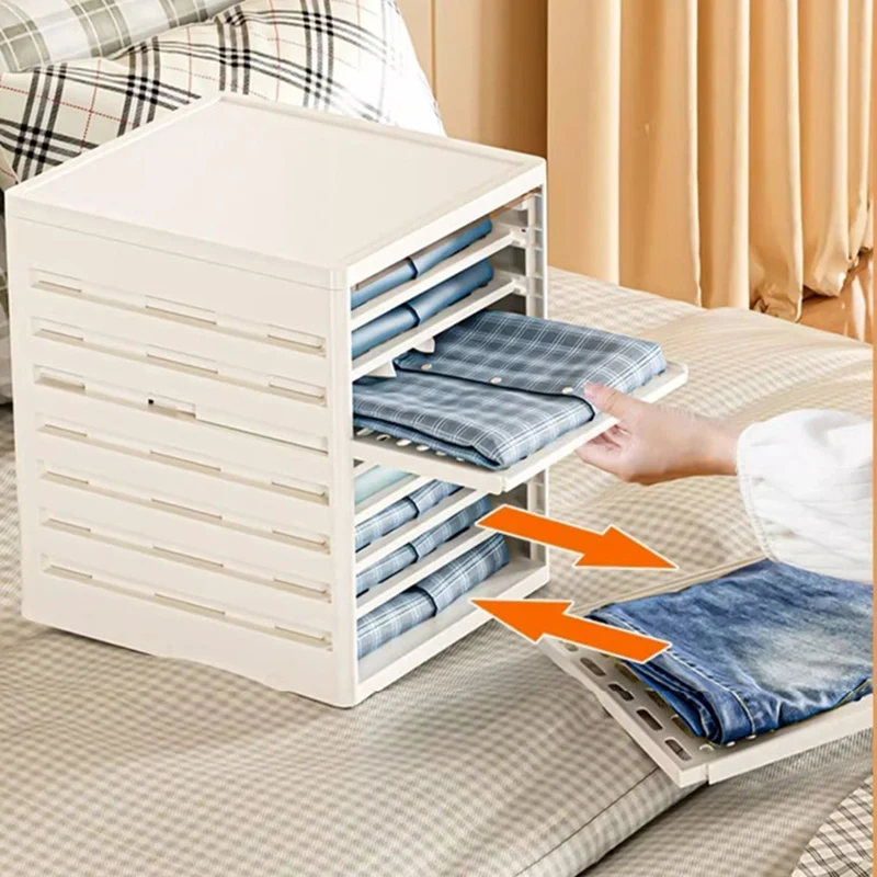 T Shirt Folder Board Wardrobe Cloth Stackable Organizer Easy Tray ...