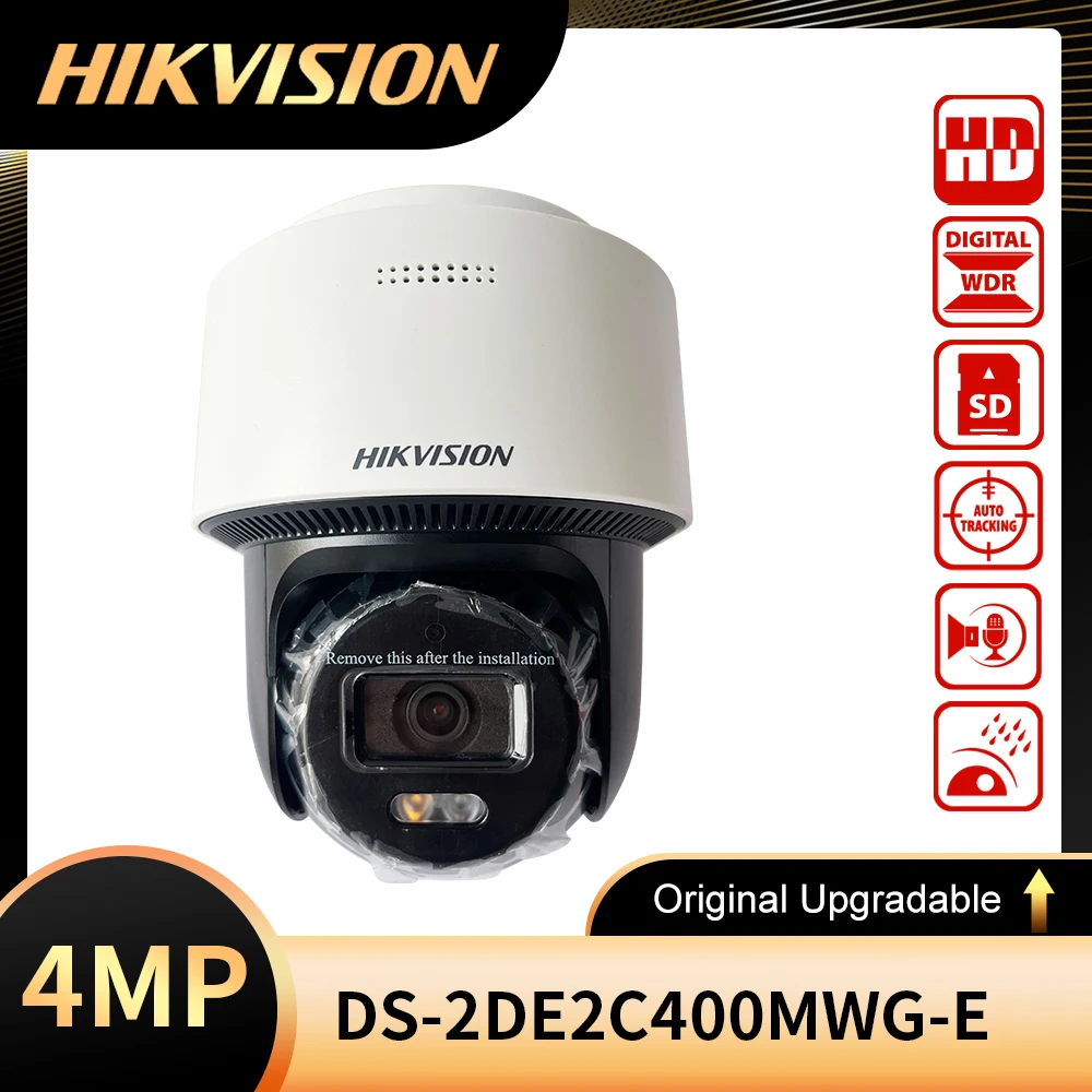 Original HIKVISION DS-2DE2C400MWG-E 4MP Smart Hybrid Light Mini PT ...