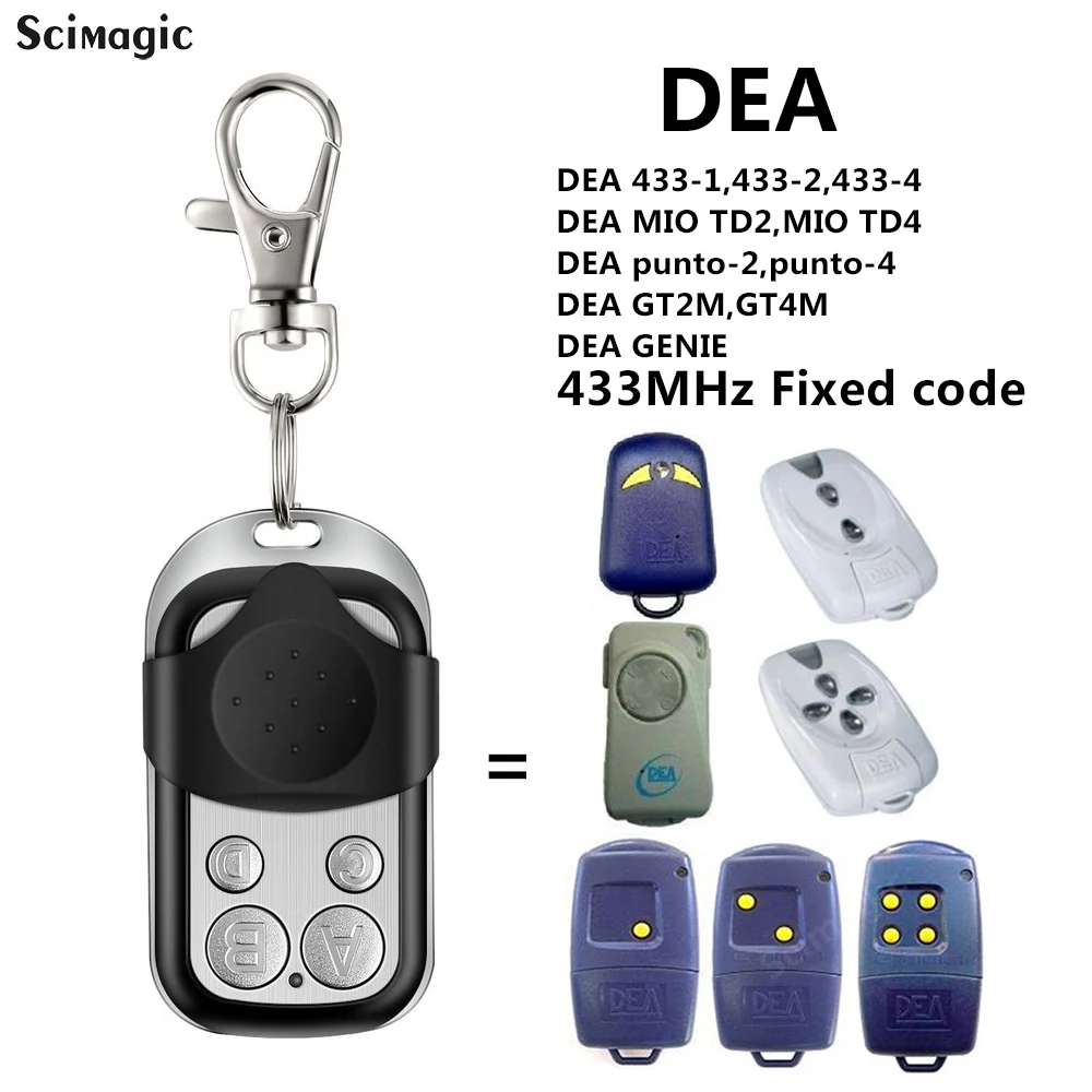DEA-GT2M-GT4M-433-92mhz-Garage-Remote-Control-DEA-Fixed-Code-Garage ...