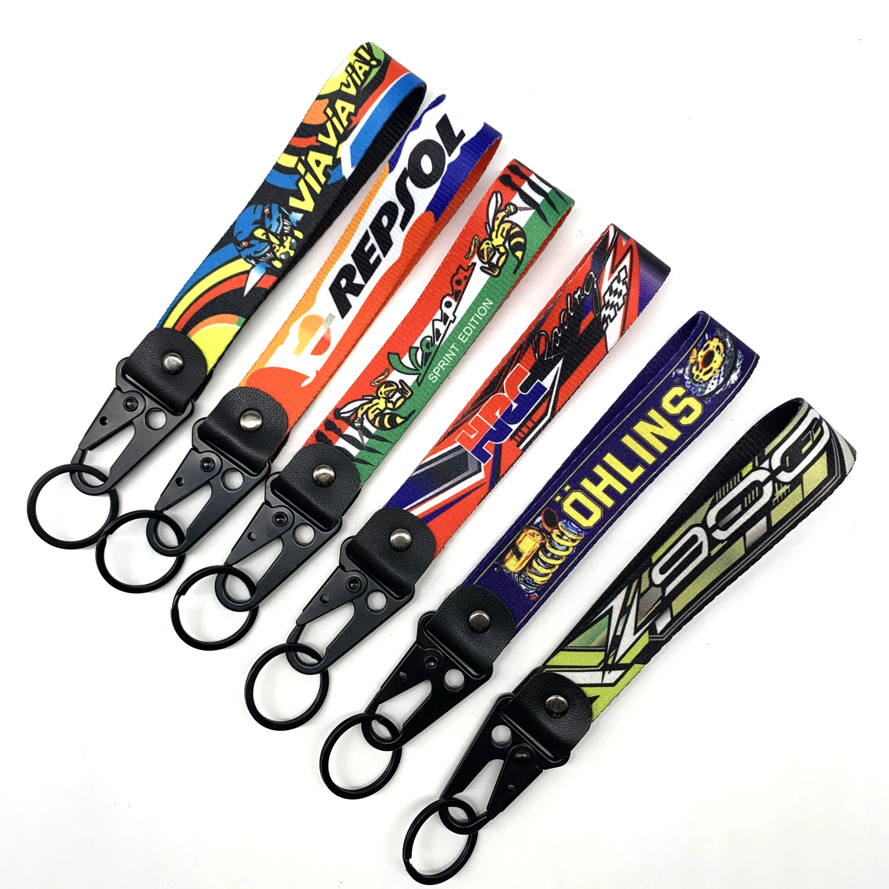 JDM-Key-Tag-Motorcycle-Car-Keychain-Key-Strap-Nylon-Holder-Key-Rings ...