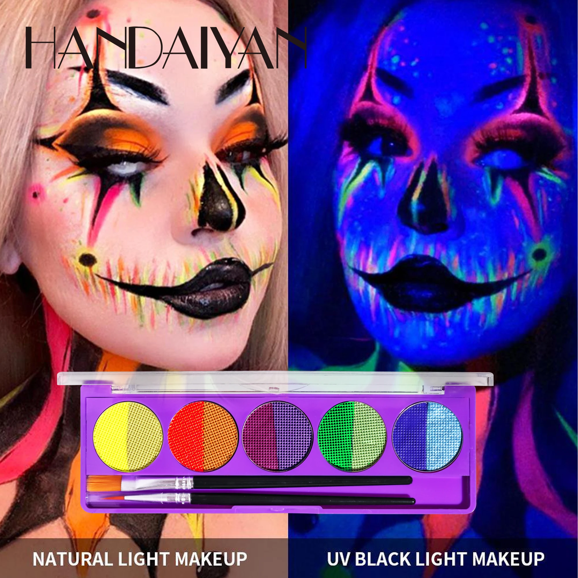 Black Light Party Makeup