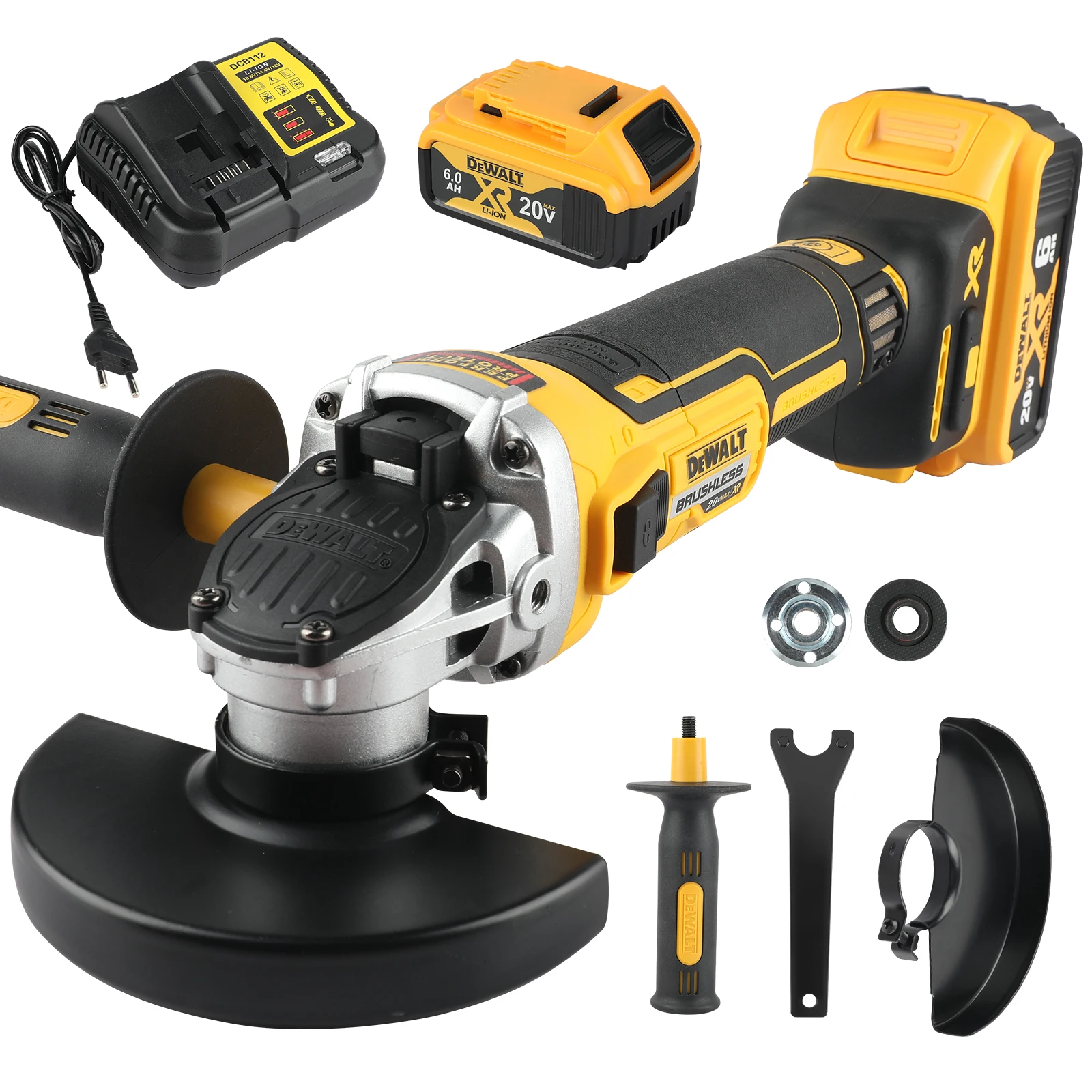 DEWALT DCG405 125mm flat head angle grinder machine tool cutting ...
