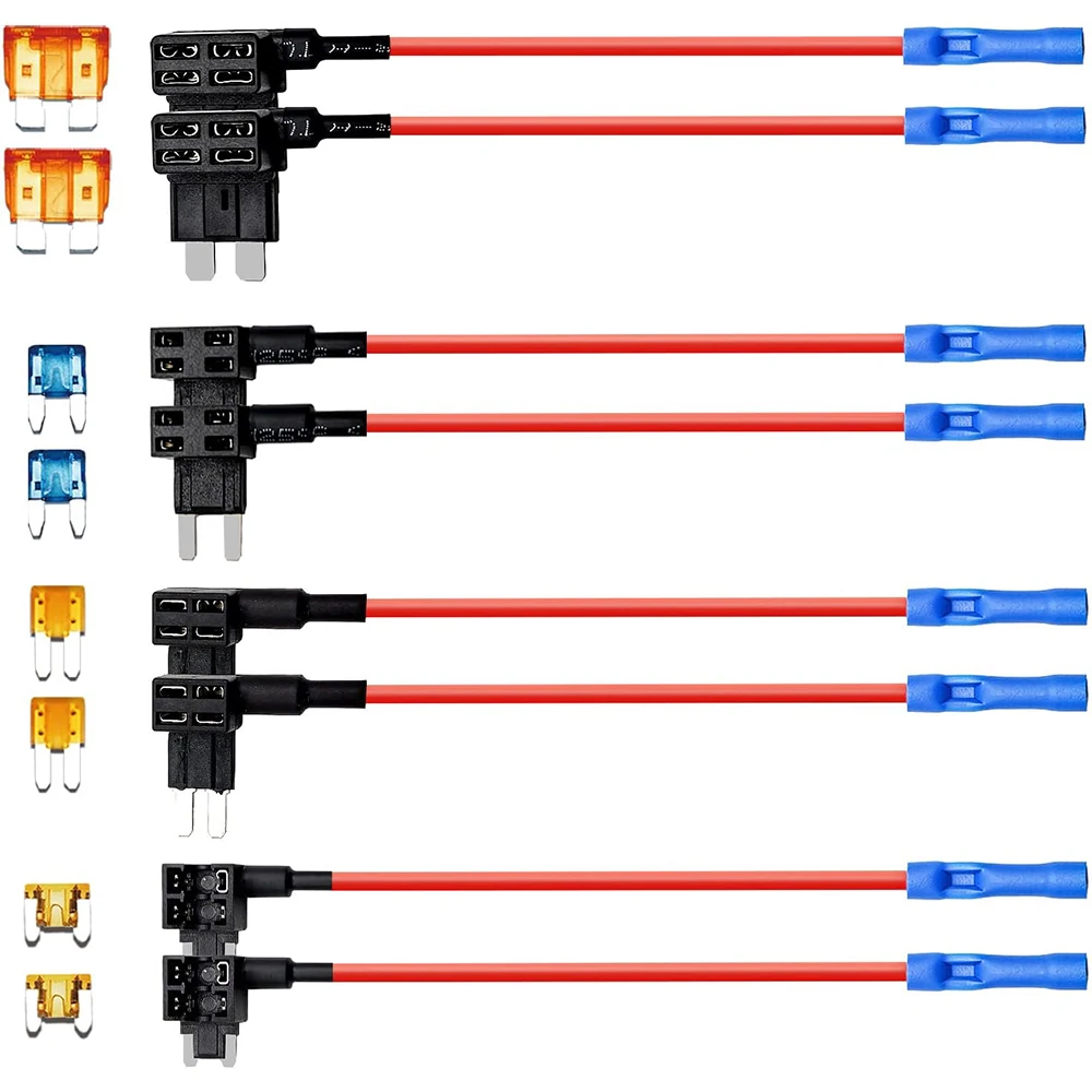 16-additional-circuit-fuse-tap-adapters-for-4-types-with-standard-mini ...