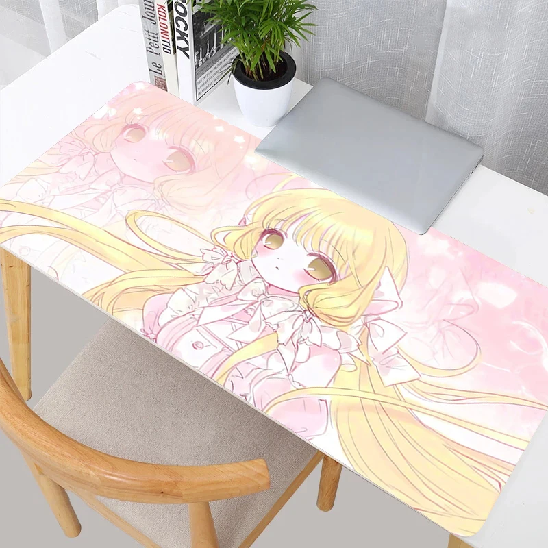 Mouse Pad Laptop Ins Style Anime Mousepad Kawaii Pink Cute Chobits Chii ...