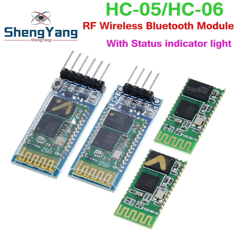 Hc-05 Hc 05 Hc-06 Hc 06 Rf Wireless Bluetooth Transceiver Slave Module Rs232 / Ttl To Uart ...