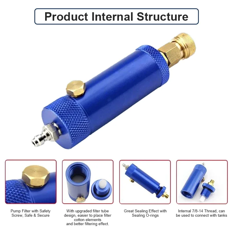 4500Psi-300Bar-30Mpa-Compressor-Oil-Water-Filter-Separator-High ...