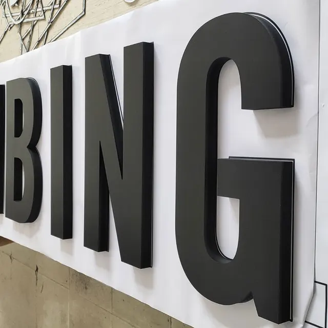 Polyethylene Sign Letters Molded Plastic Sign Letters – Dimensional