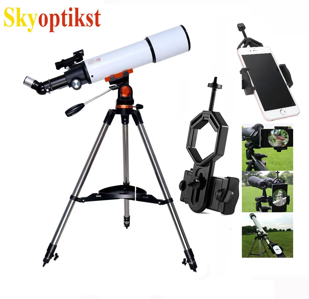 Astronomical-telescope-500x-80mm-Professional-Refractor-Astronomy ...