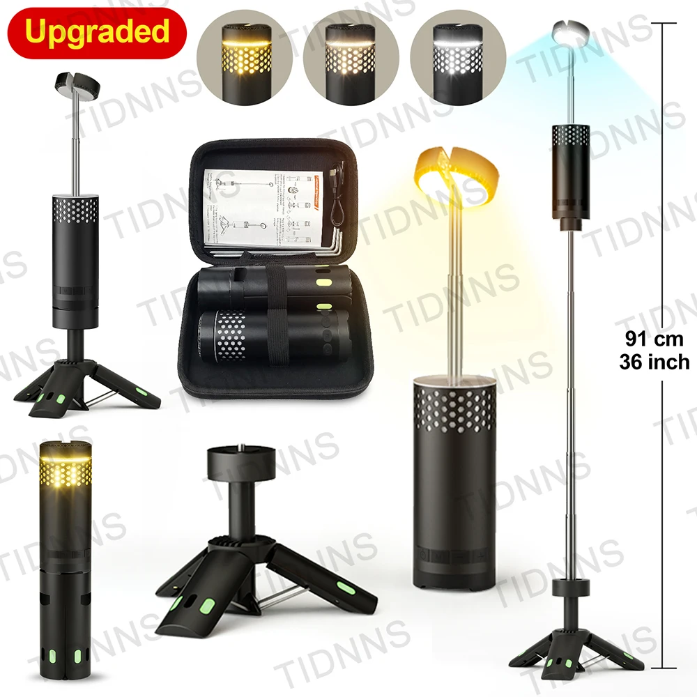 Outdoor-Camping-LED-Telescopic-Flashlight-with-Tripod-Nuts ...