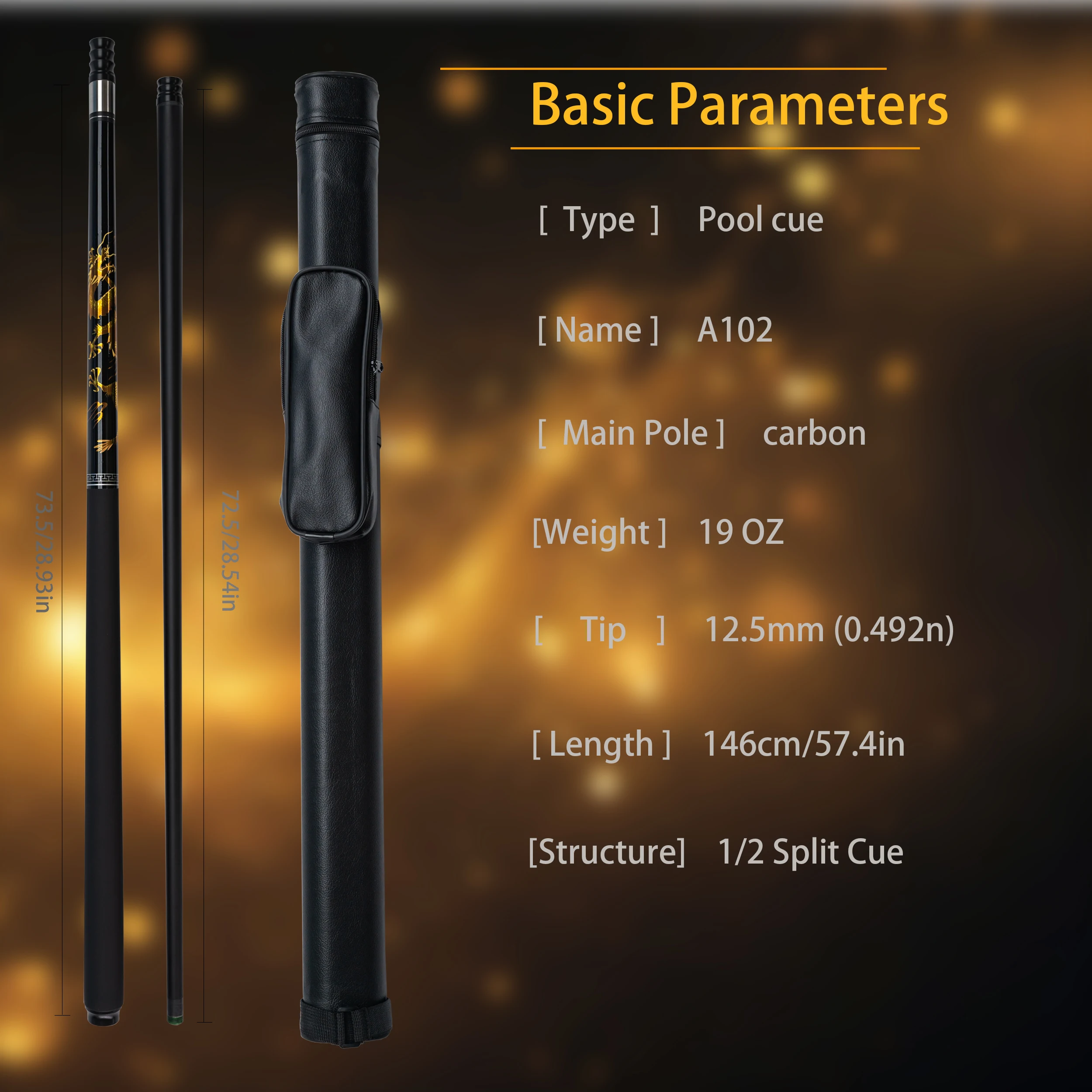 Professional-Carbon-Fiber-Billiards-Cue-Stick-Chinese-Dragon-Design ...