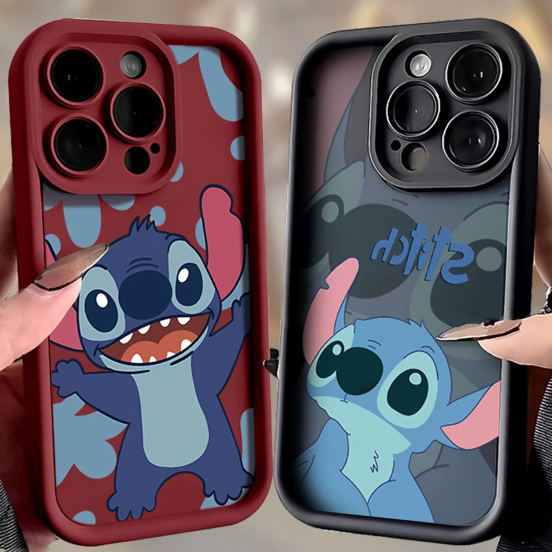 Disney Stitch Ange Case for Samsung Galaxy S23 S22 S21 Ultra Plus S20 FE A54 A53 A52 A52S A51 ...