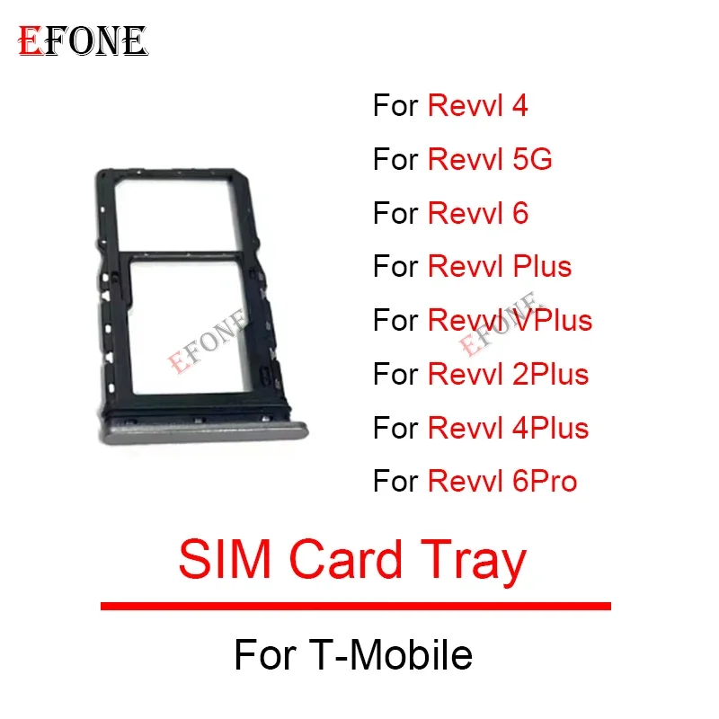 For T-Mobile REVVL V 2 4 6 Pro Plus 5G Sim Card Slot Tray Holder Sim ...
