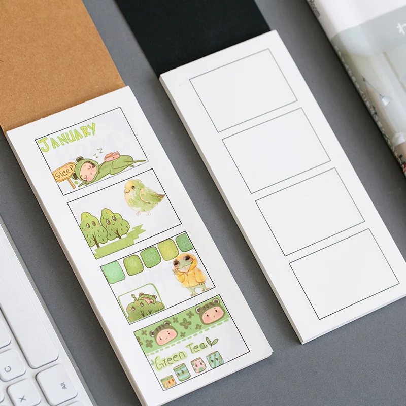 39-Sheet-Blank-Comic-Book-Four-Grid-Comic-Book-Handy-Notepad-Painting ...