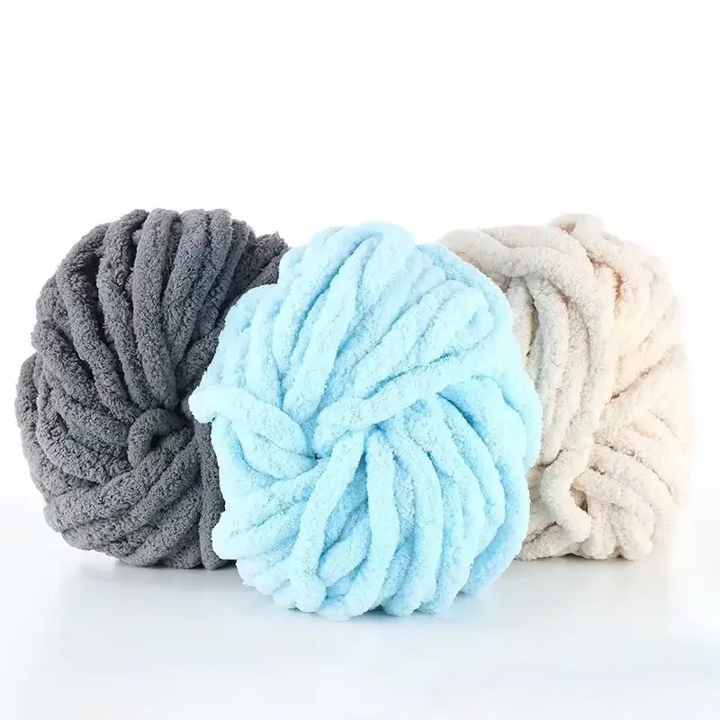 250G-Hand-woven-Chenille-Coarse-Yarn-for-Chunky-Knitting-Soft-and ...