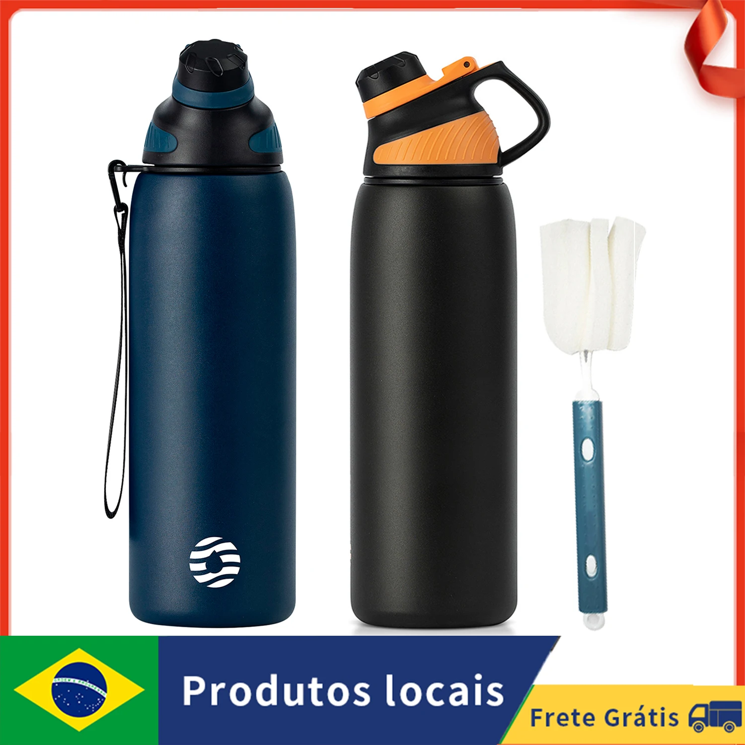 Garrafa-T-rmica-de-A-o-Inoxid-vel-Parede-Dupla-Vacuum-Flask-com-Tampa ...