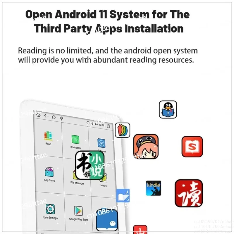 MEEBOOK M8 7.8 inch electric paper book reader smart quick ink screen ...