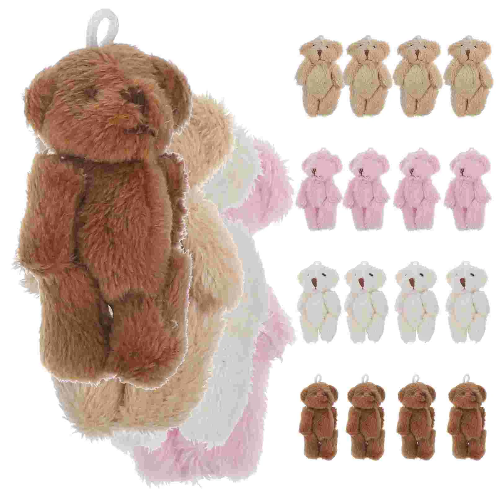 20 Pcs Mini Bears Stuffed Animal Tiny Bear Miniature Bears Mini Bears ...
