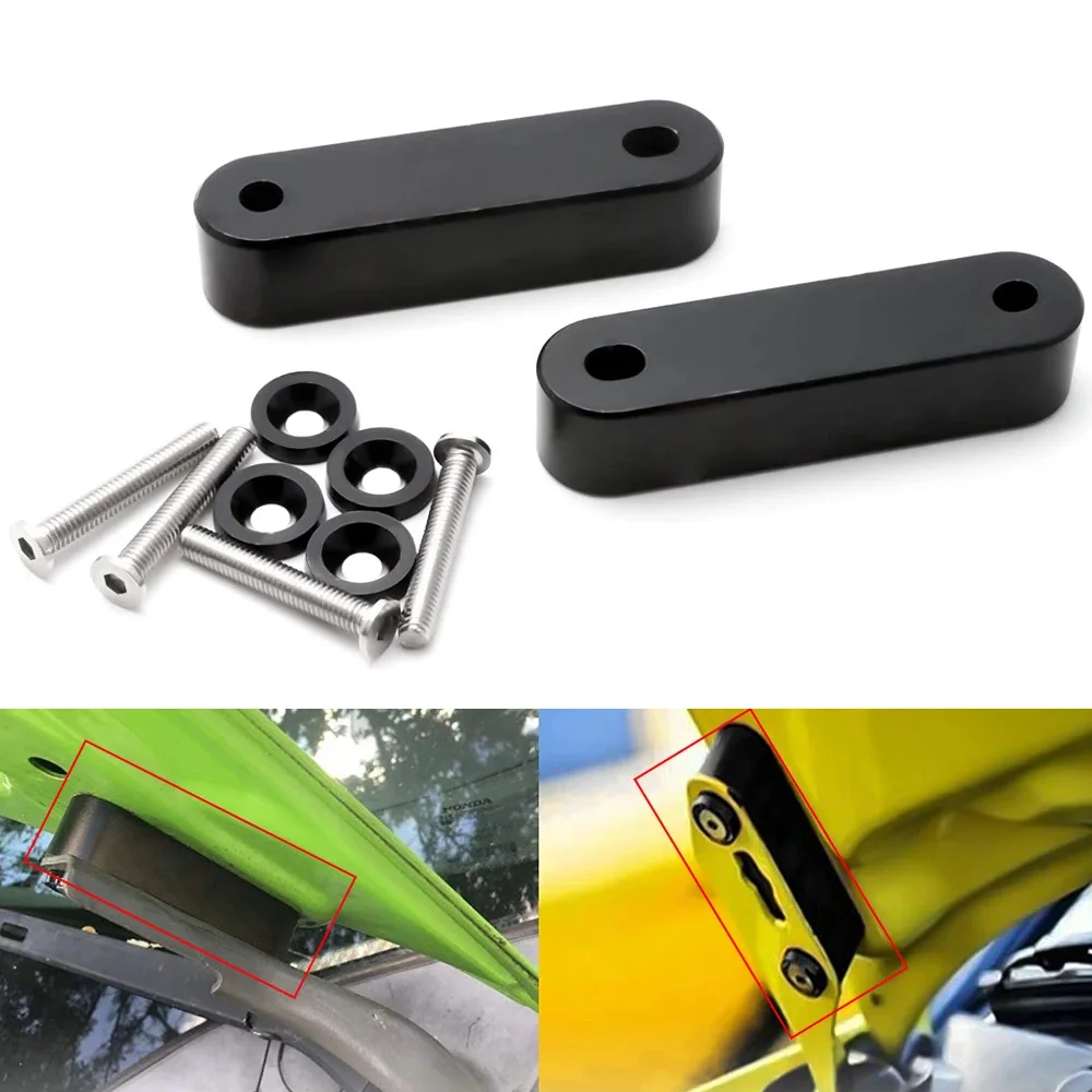 Car-Billet-Aluminum-Hood-Spacer-Risers-Set-For-1992-2000-Honda-Civic ...