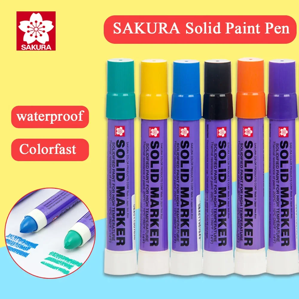 8Pcs-Sakura-Solid-Marker-XSC-Industrial-Crayola-Industrial-Is-Resistant ...