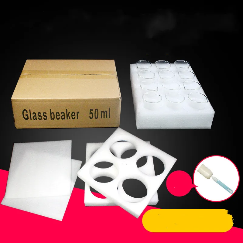 Glass-Beaker-Box-with-Scale-50-100-250-500-1000ml-Heating-Transparent ...