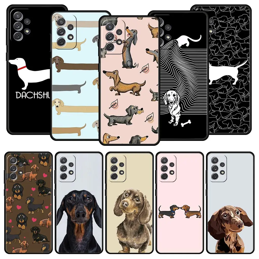 Dachshund Sausage Dog Case for Samsung A51 A71 A21S A12 A11 A15 A25 A31 ...