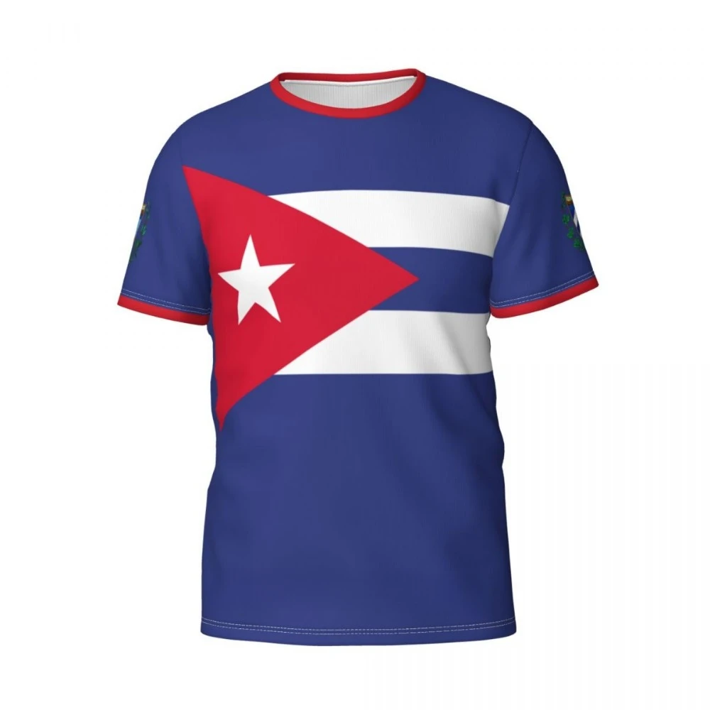 Custom-Name-Number-Cuba-Country-Flag-T-shirts-Clothes-T-shirt-Men-Women ...