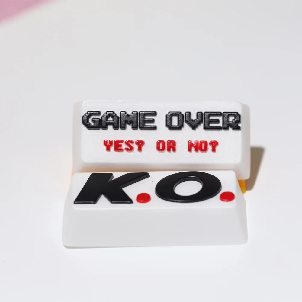 1-Piece-keycaps-GAME-OVER-Theme-Enter-Key-Resin-material-for-MX-Axis ...