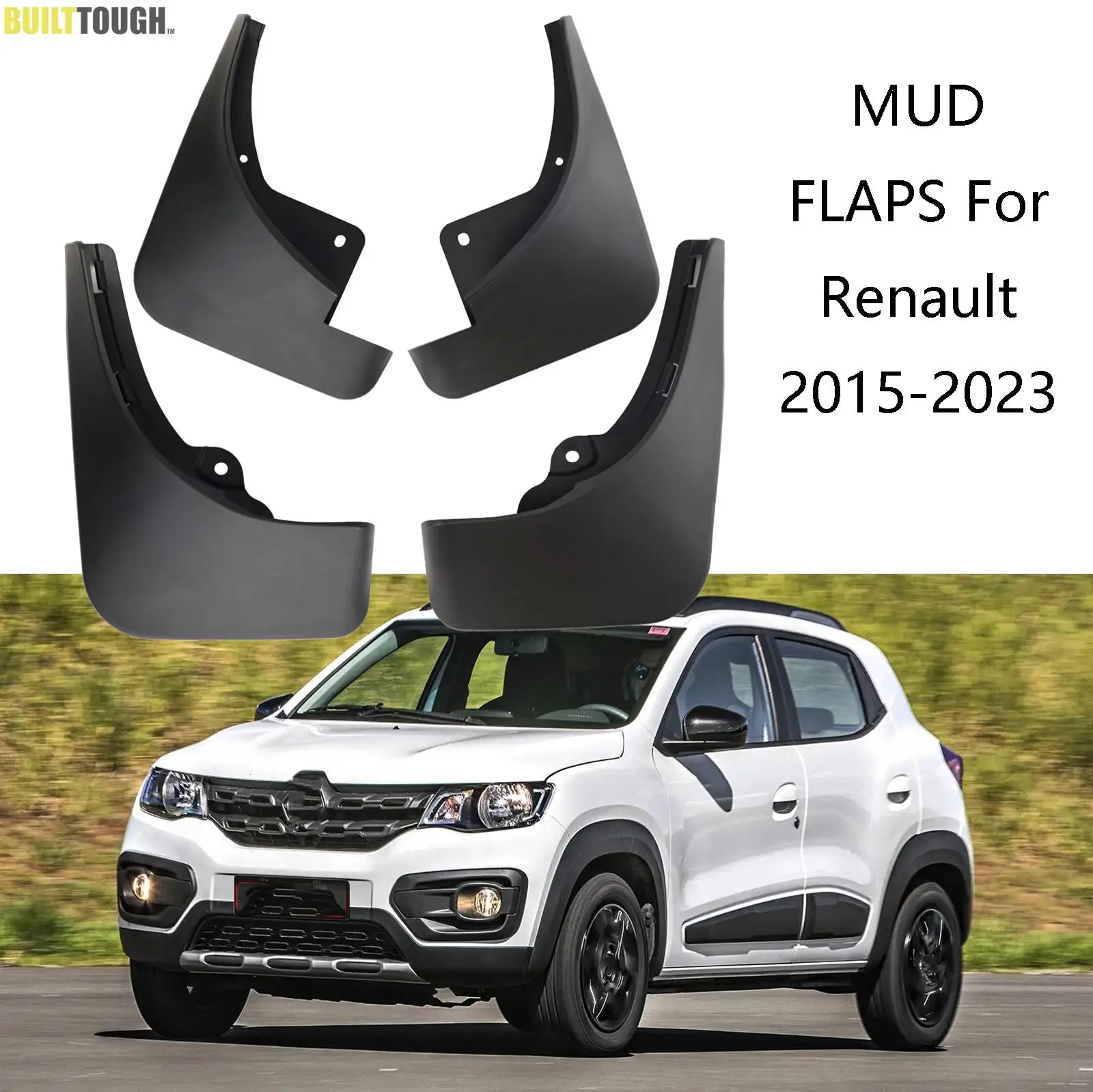4X-front-rear-left-right-Splash-Guard-fender-mud-flaps-for-Renault-Kwid ...