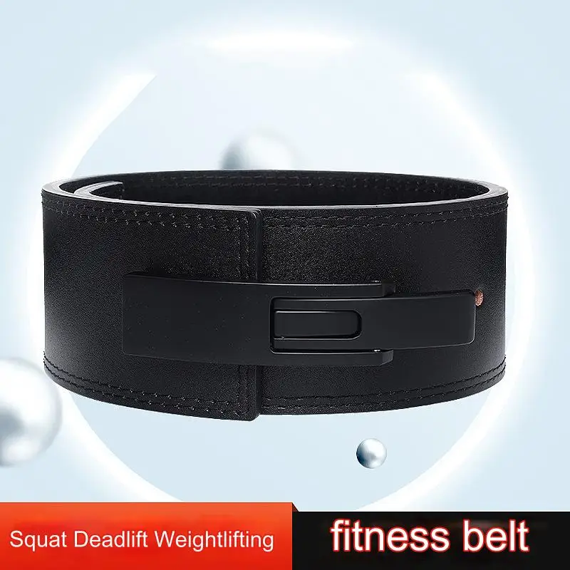 Professional-Fitness-Belt-Pu-Cowhide-Powerlifting-Squat-Hard-Pull-Waist ...