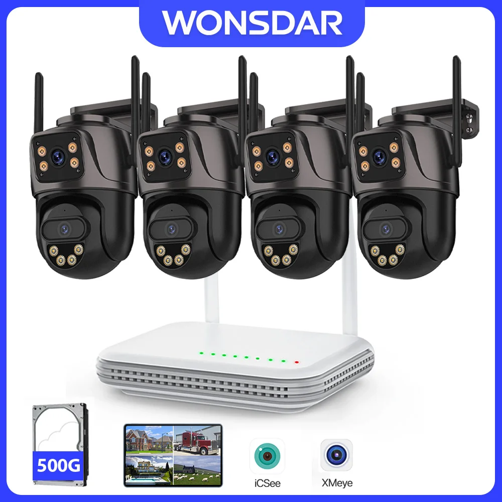 WONSDAR NVR Kit Wifi IP Camera Outdoor 8CH System Video Surveillance ...