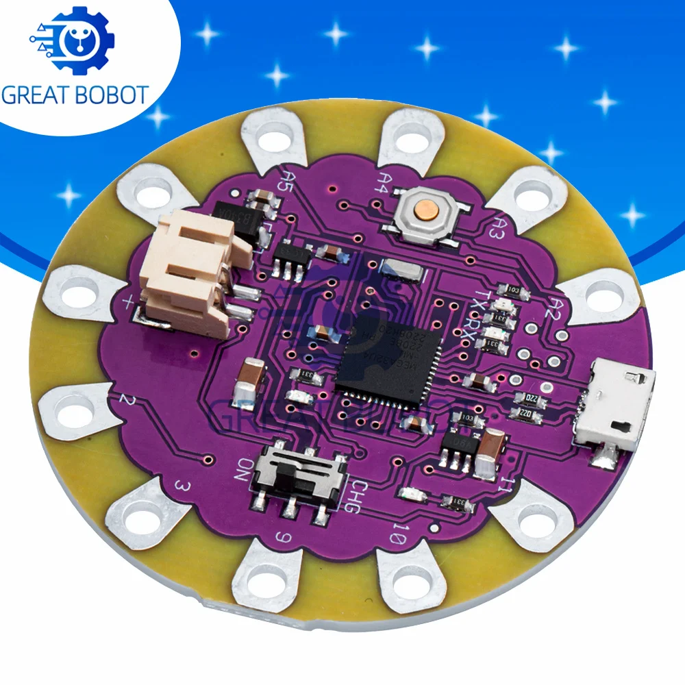 BS ATmega32U4 Board LilyPad Micro USB For Arduino USB Microcontroller ...